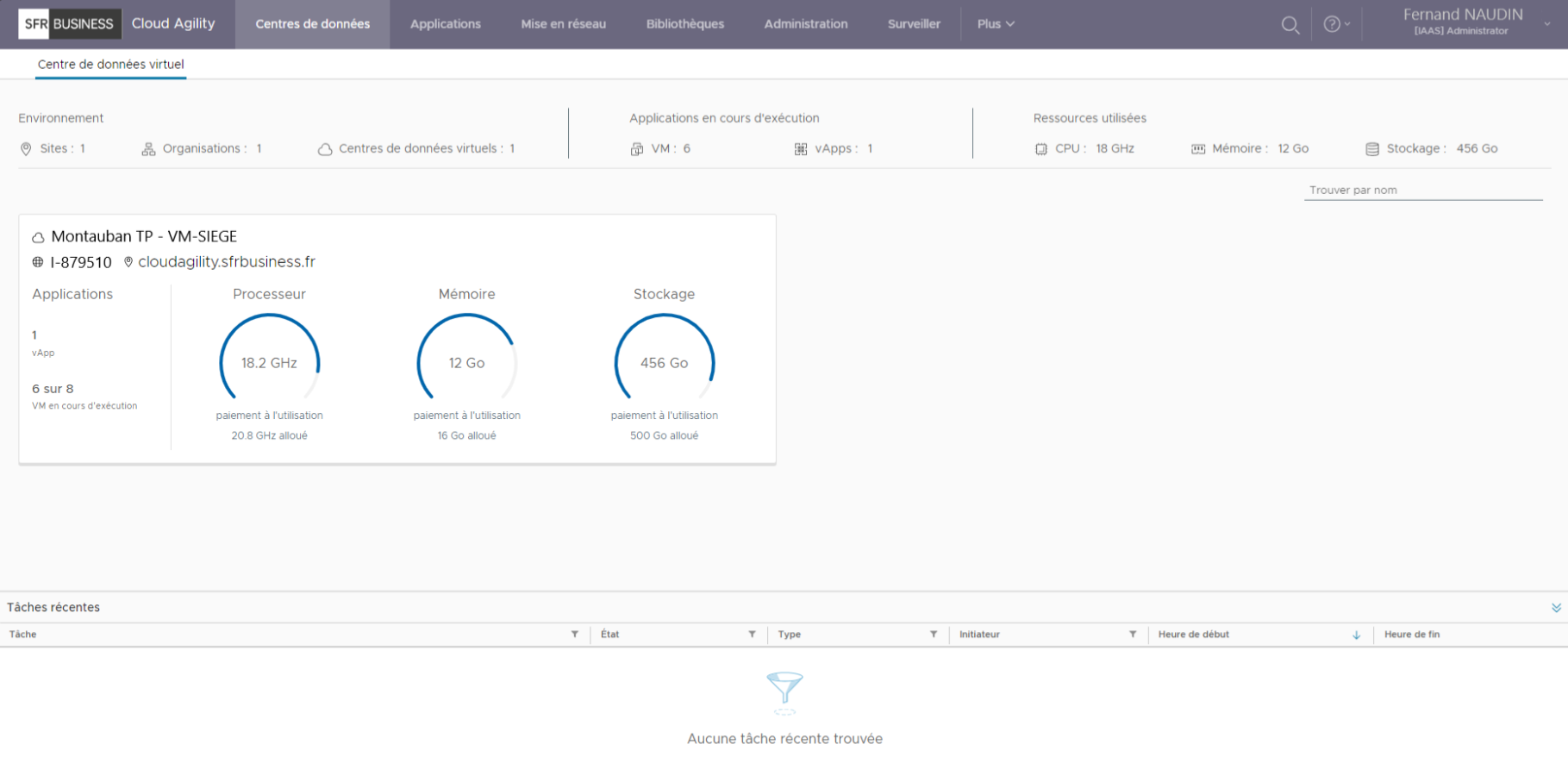Assistance – Relation Client | Accès à la console d’administration